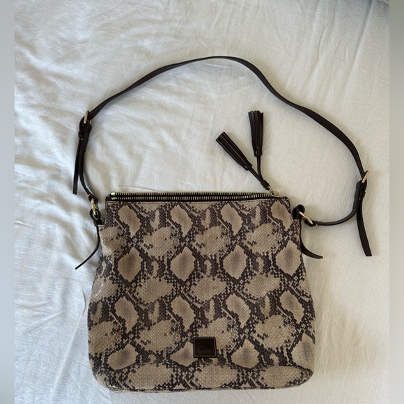 Dooney & Bourke | Bags | Dooney And Burke Python Sloane Hobo Shoulder ...